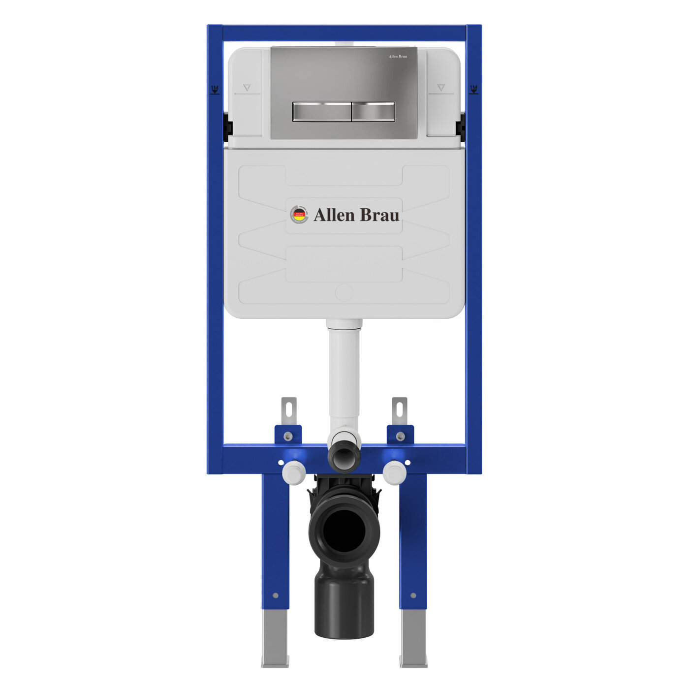 Инсталляция для унитаза Allen Brau Pneumatic Pro 9.11103.20 с кнопкой 9.20003.00