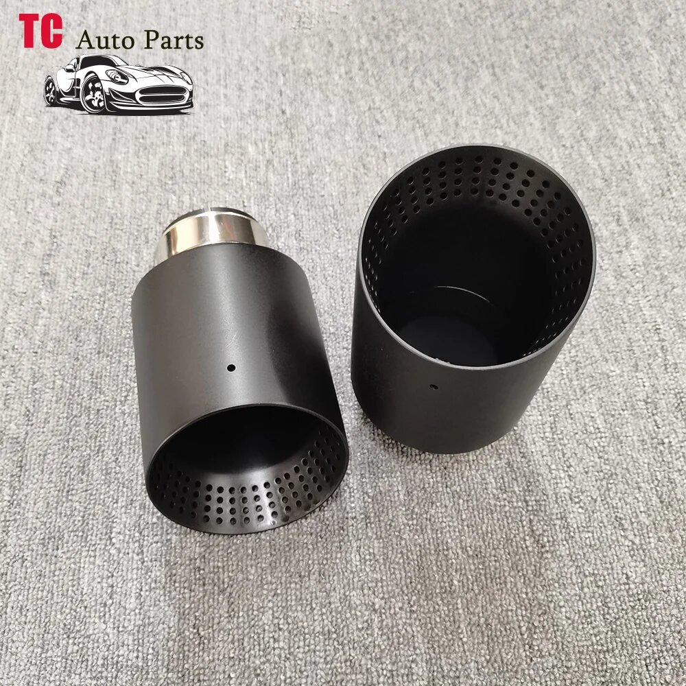 1 шт, автомобильный глушитель из нержавеющей стали для VW GTI MK7 ID 57MM-OD 89MM
