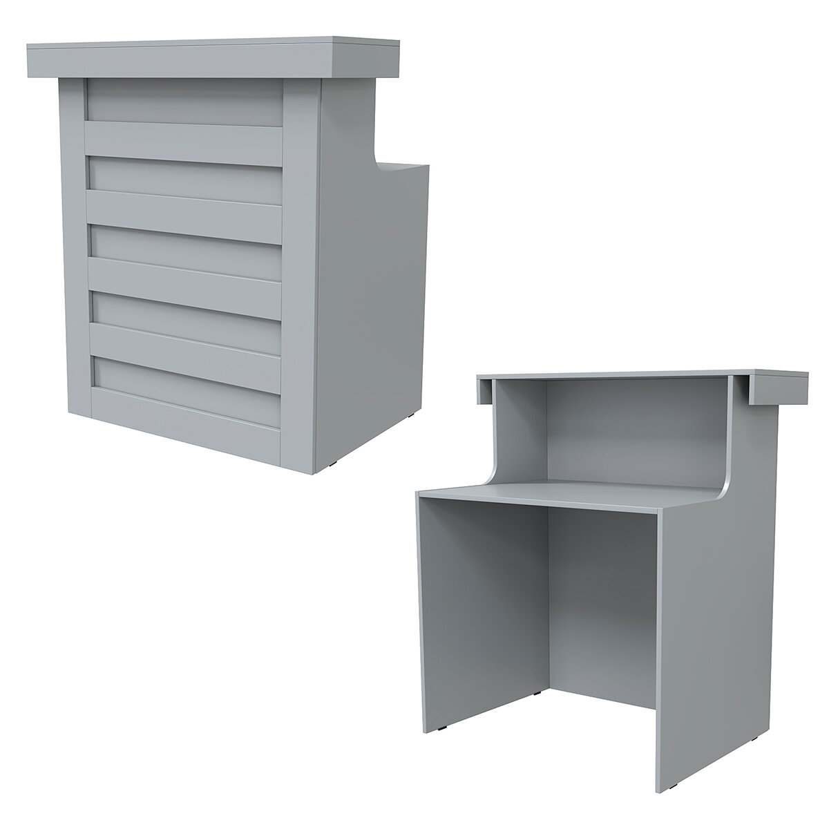 Ресепшн "Компания" №47В, Серый. Производитель товара - компания Westcom.