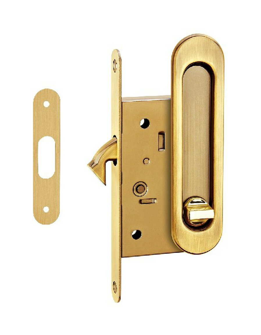 Ручки TIXX SDH 501 SG, сталь, латунь матовая, для раздвижных дверей