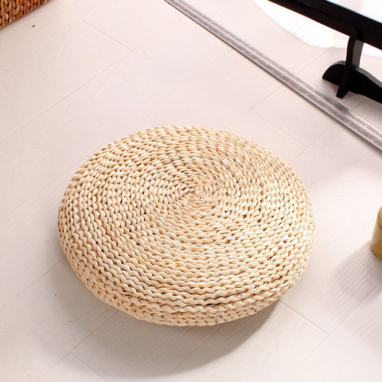 BGS Футон ручной работы из кукурузной шелухи, 30 см в диаметре, упаковка из 2