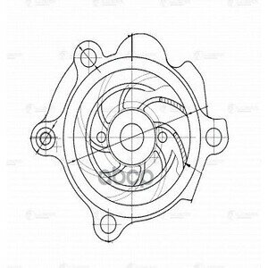 Насос водяной LUZAR арт. lwp 1821