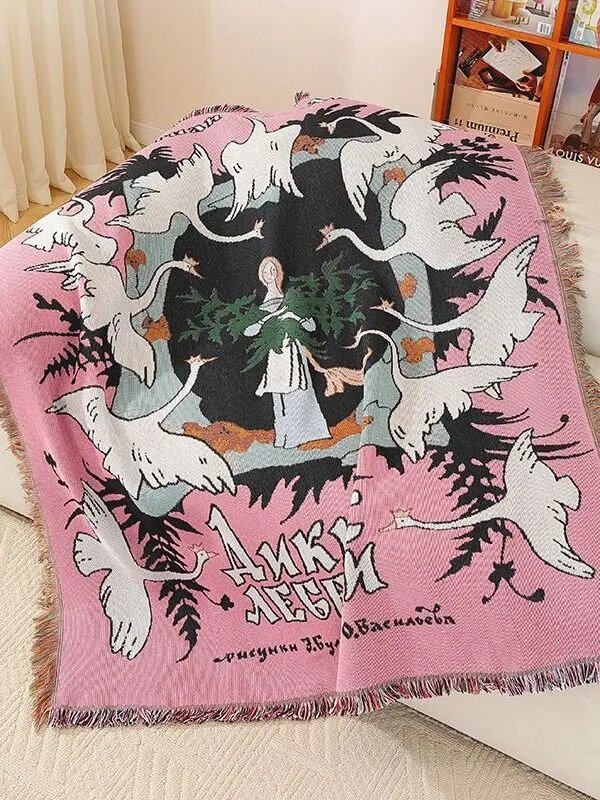 Плед-пончо , Микрофибра, 160 см х 130 см