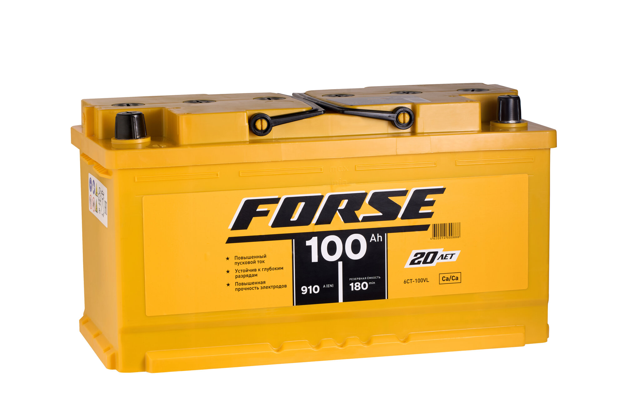 Автомобильный аккумулятор FORSE 6СТ-100 VL (1) (арт.600119050)