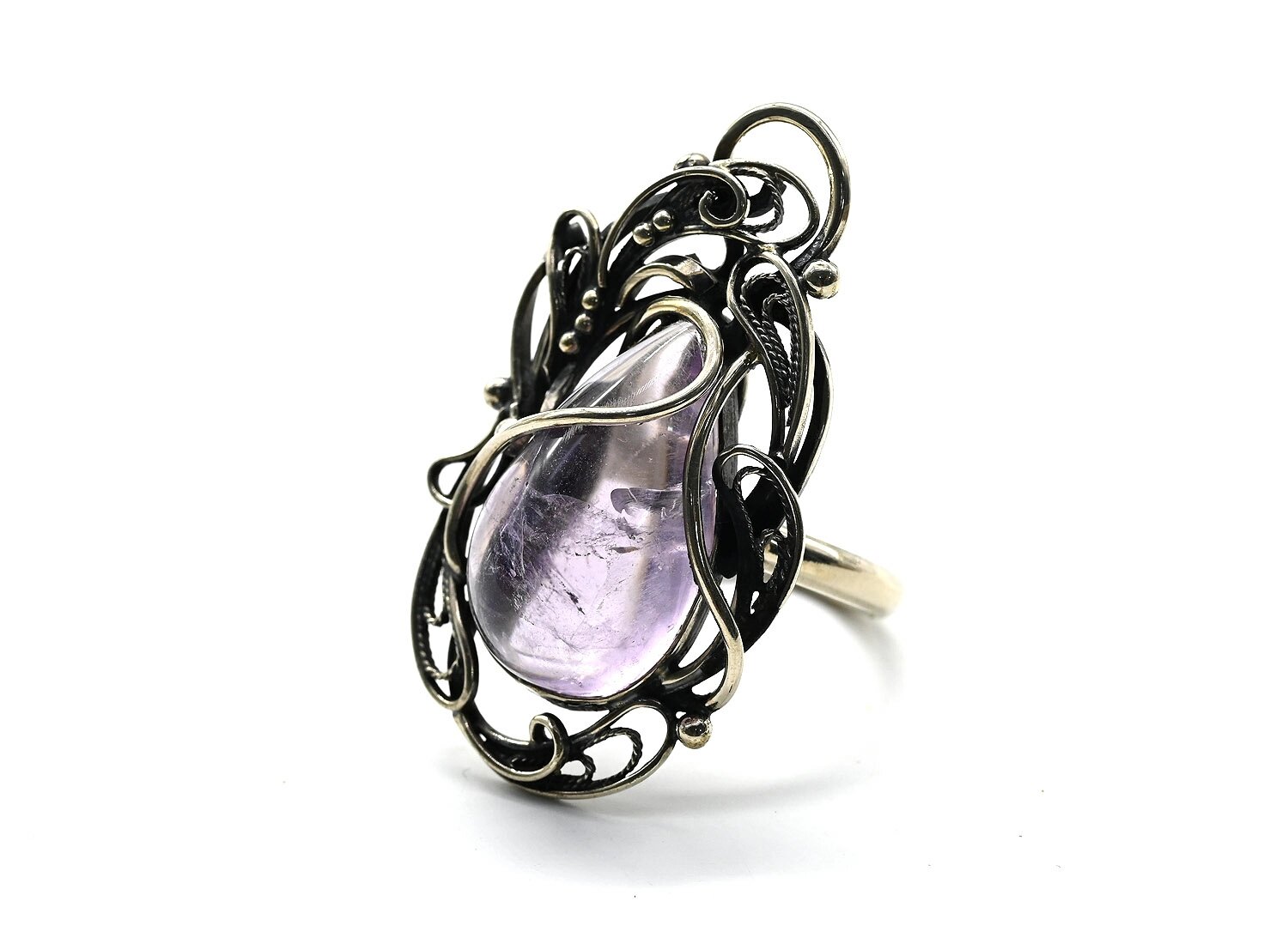 Кольцо, аметист