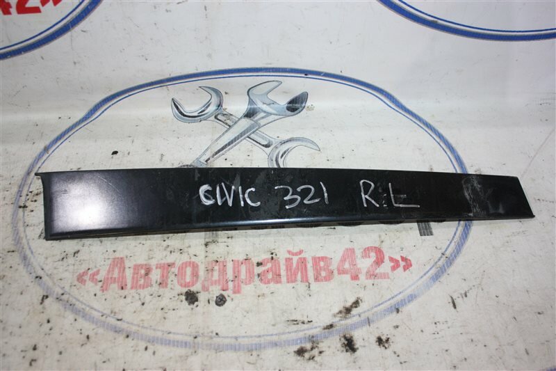 Б/У накладка двери Honda Civic Ferio 1997 EK2 D13B Задн. Лев. 8602 HONDA арт. 72970-S04-003