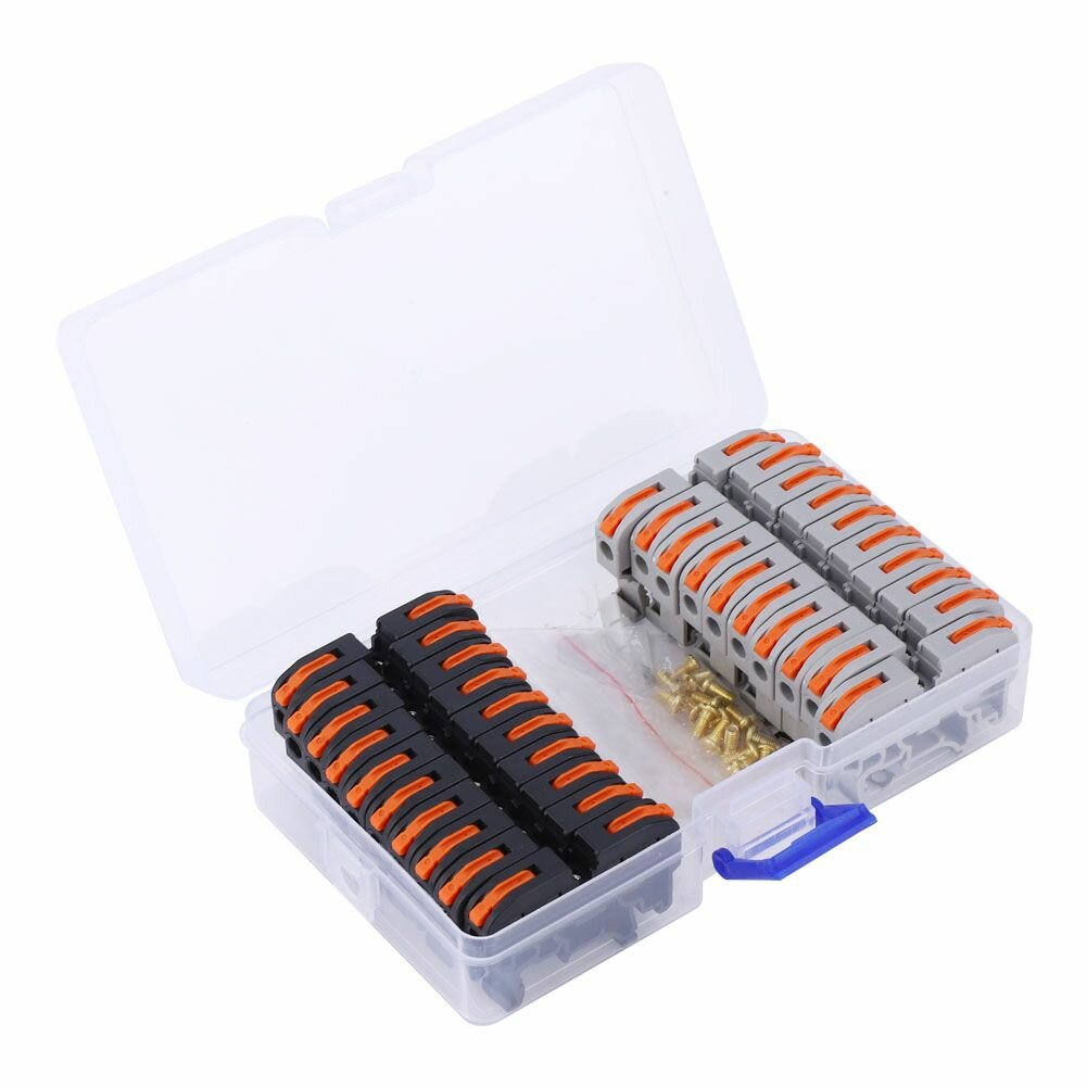 20шт компактный соединитель PCT-211 11-28AWG для DIN-рейки