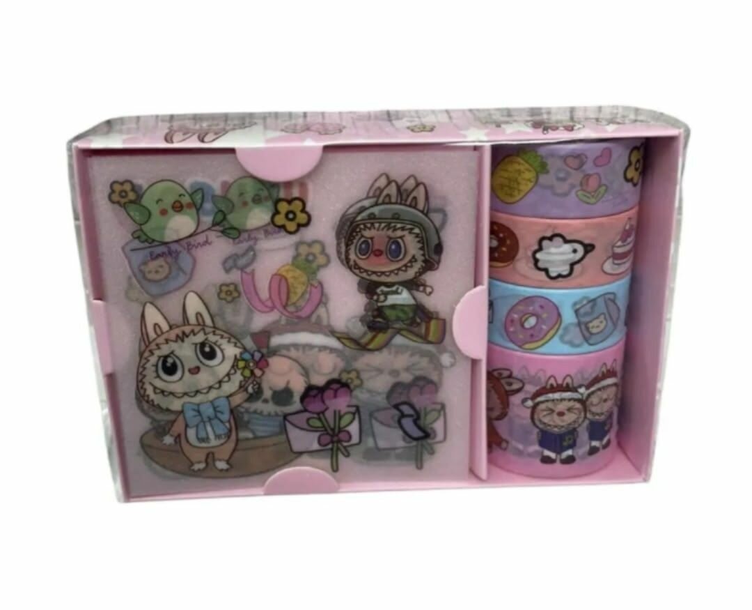 Декоративный скотч с наклейками