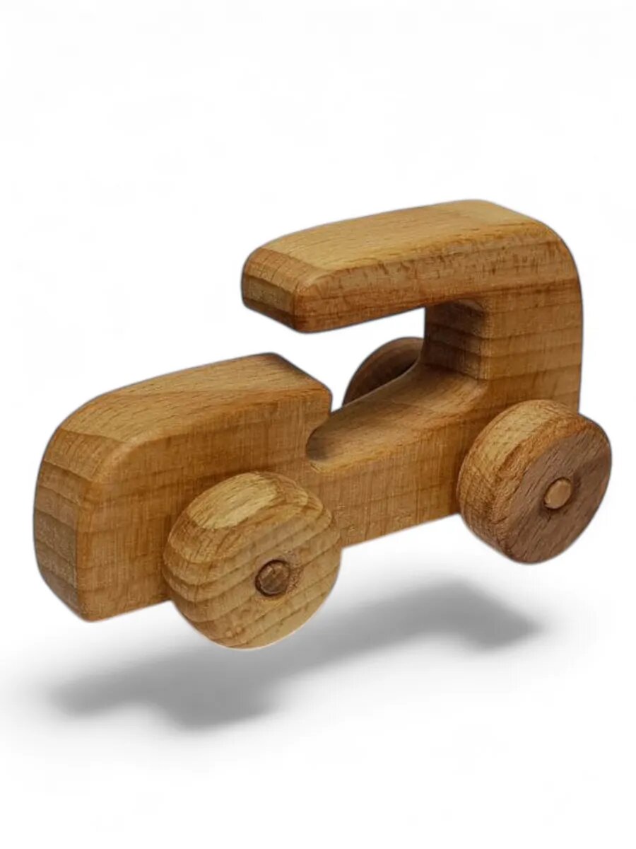 Деревянная игрушка ретро автомобиль