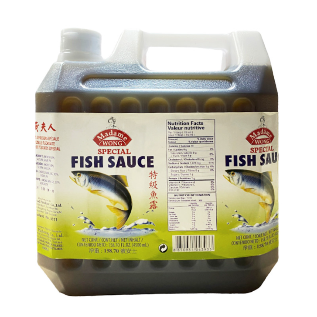 Соус MADAME WONG рыбный, приправа для морепродуктов 4.5 л, Таиланд