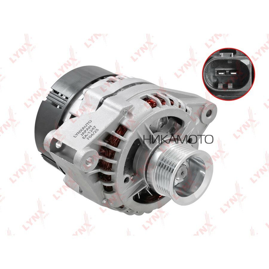 LYNXAUTO EA1247 Генератор LADA KALINA I 1.4-1.6 04-13