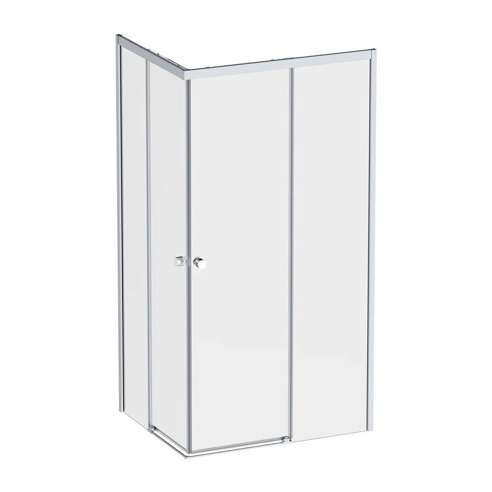 Душевой уголок AM.PM X-Joy W94G-403-100280-MT1K без поддона, стеклянный, 99x79, прямоугольный, раздвижной, немецкий