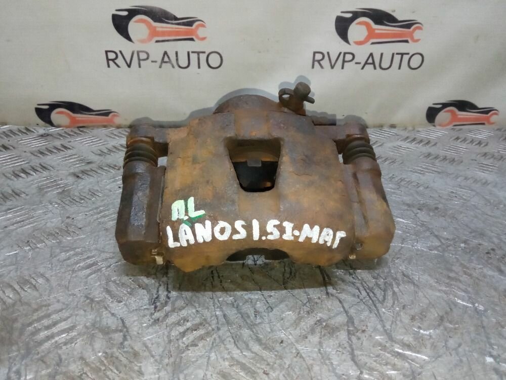 Суппорт передний левый Chevrolet Lanos 96273701