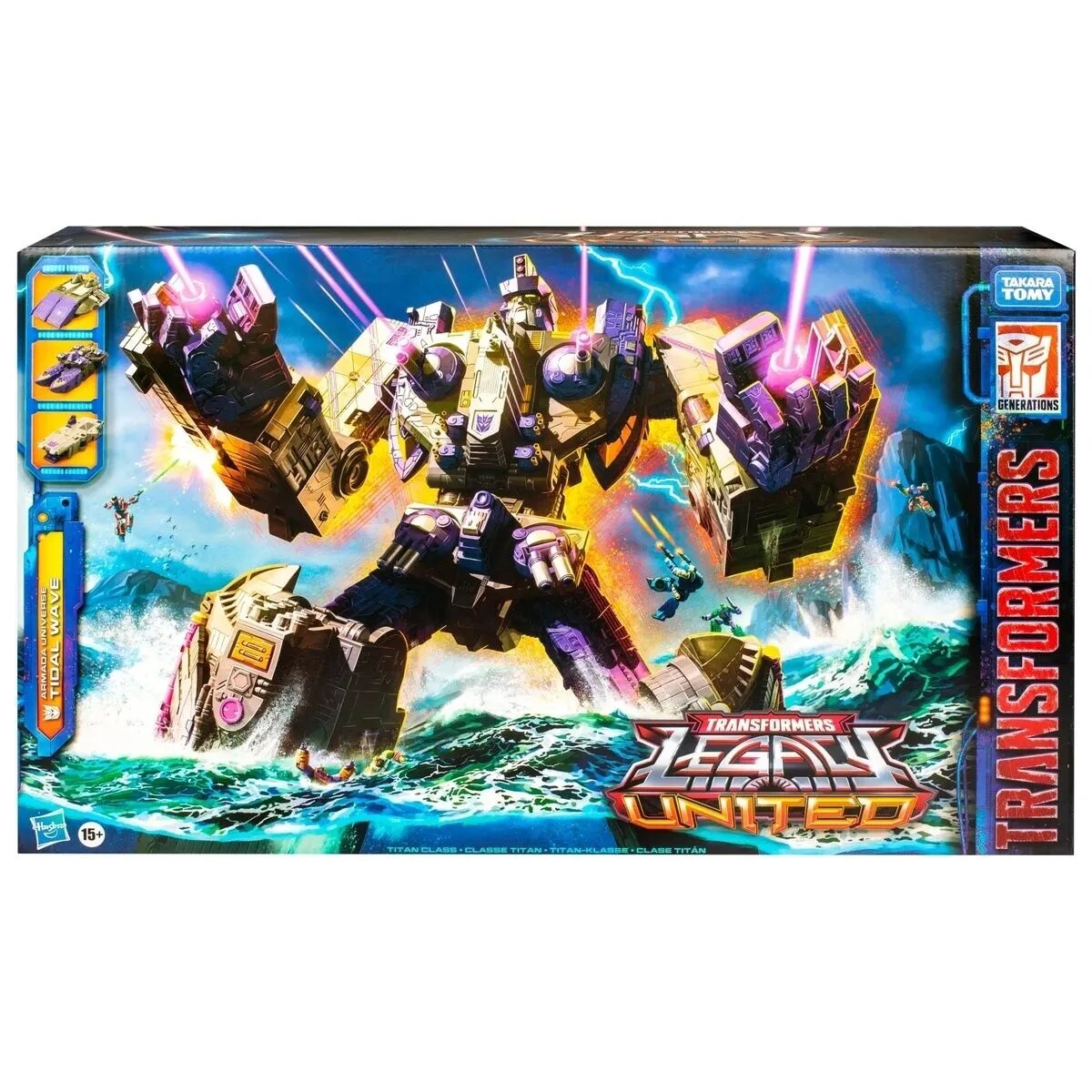 Трансформеры игрушки Hasbro Transformers Legacy United Titan Class Armada Universe Tidal Wave (48 cm) F8512