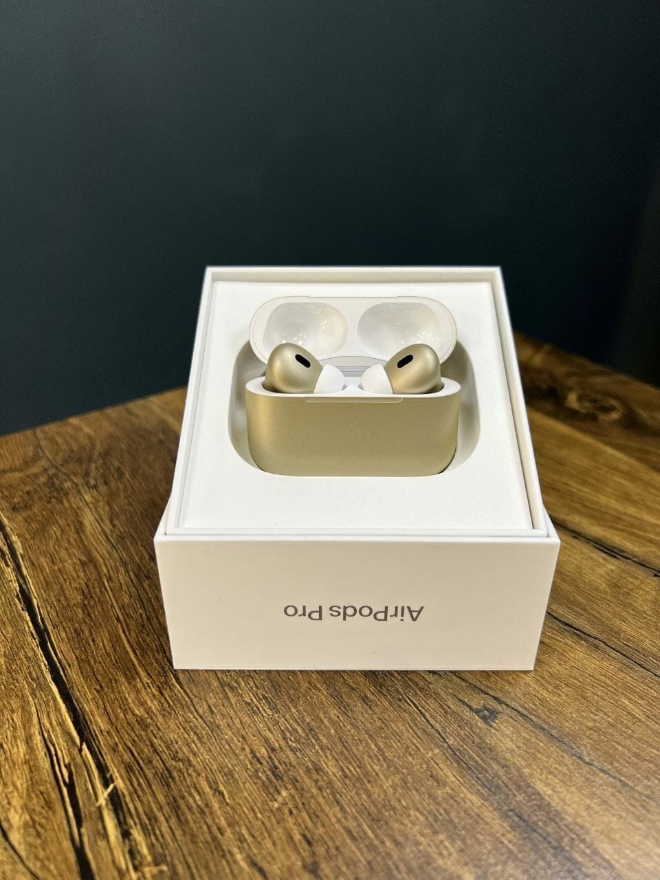 Наушники AirPods Pro 2 Color Type-C (2023) Золотой под айфон матовый