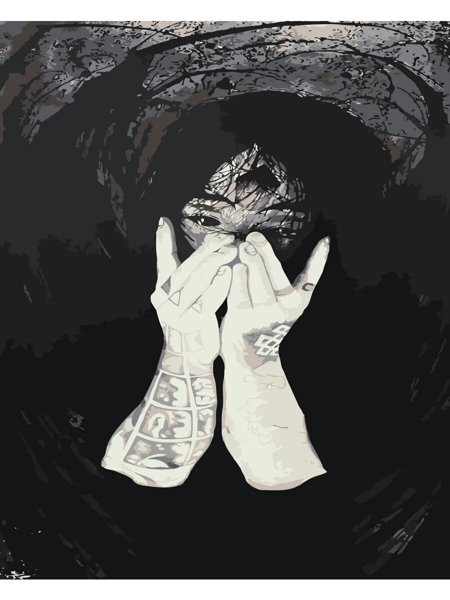 Картина по номерам Кишлак Музыкант Рэпер Рэп Музыка