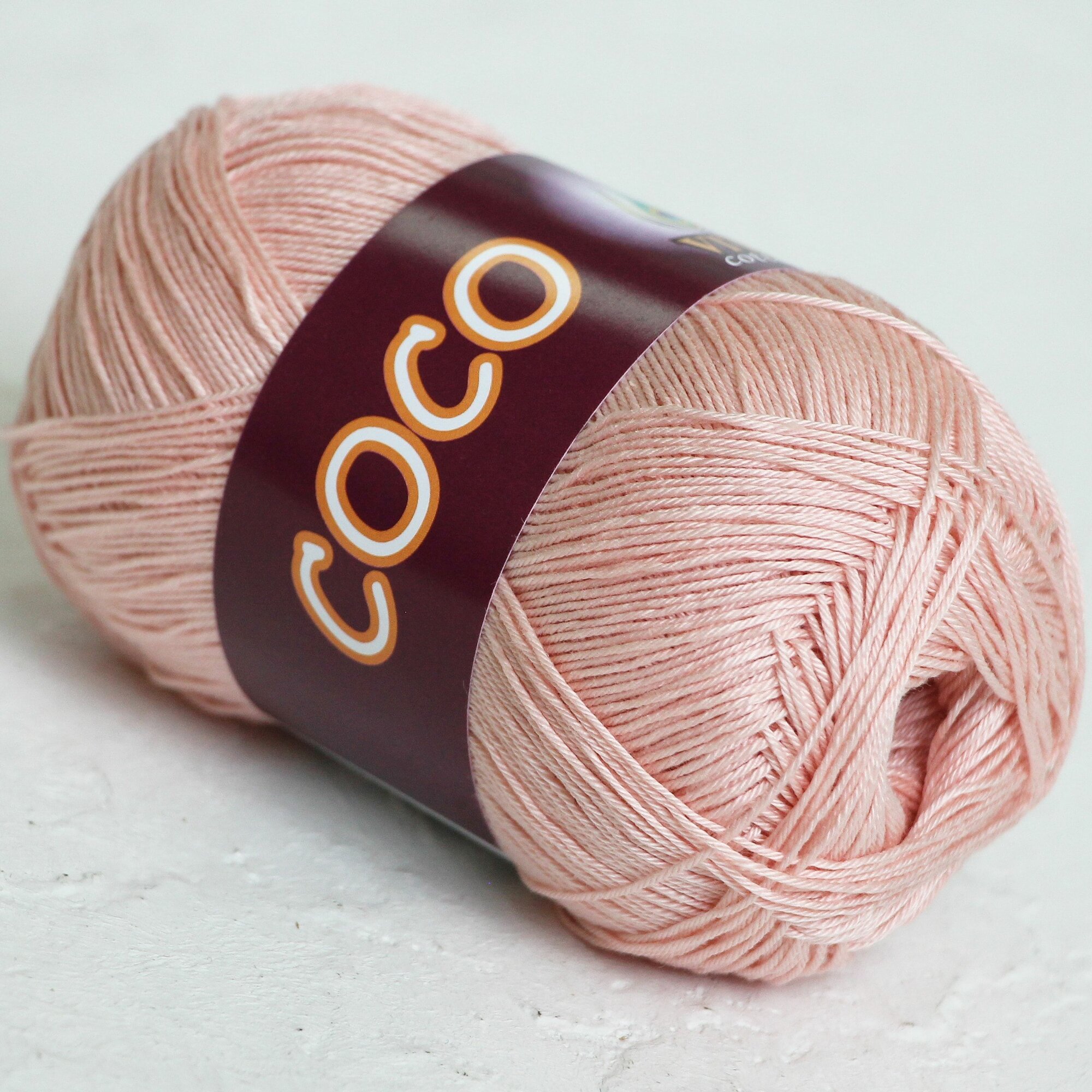 100% хлопок Vita cotton Коко/Coco 50гр*240м*10шт персик 4317