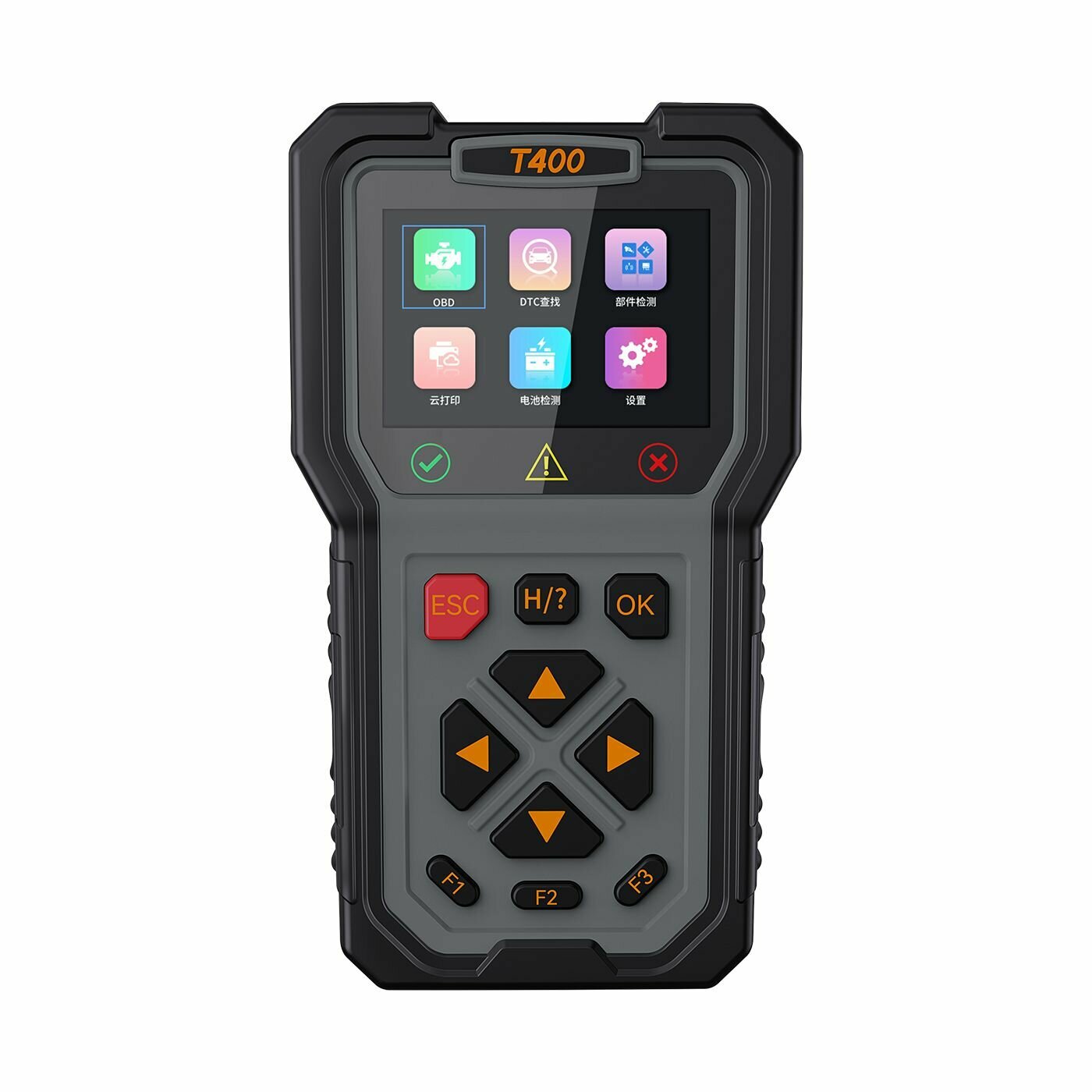 Прибор для диагностики неисправностей автомобиля T400 obd2 детектор автомобильного двигателя elm327 сканер карт считывания кода