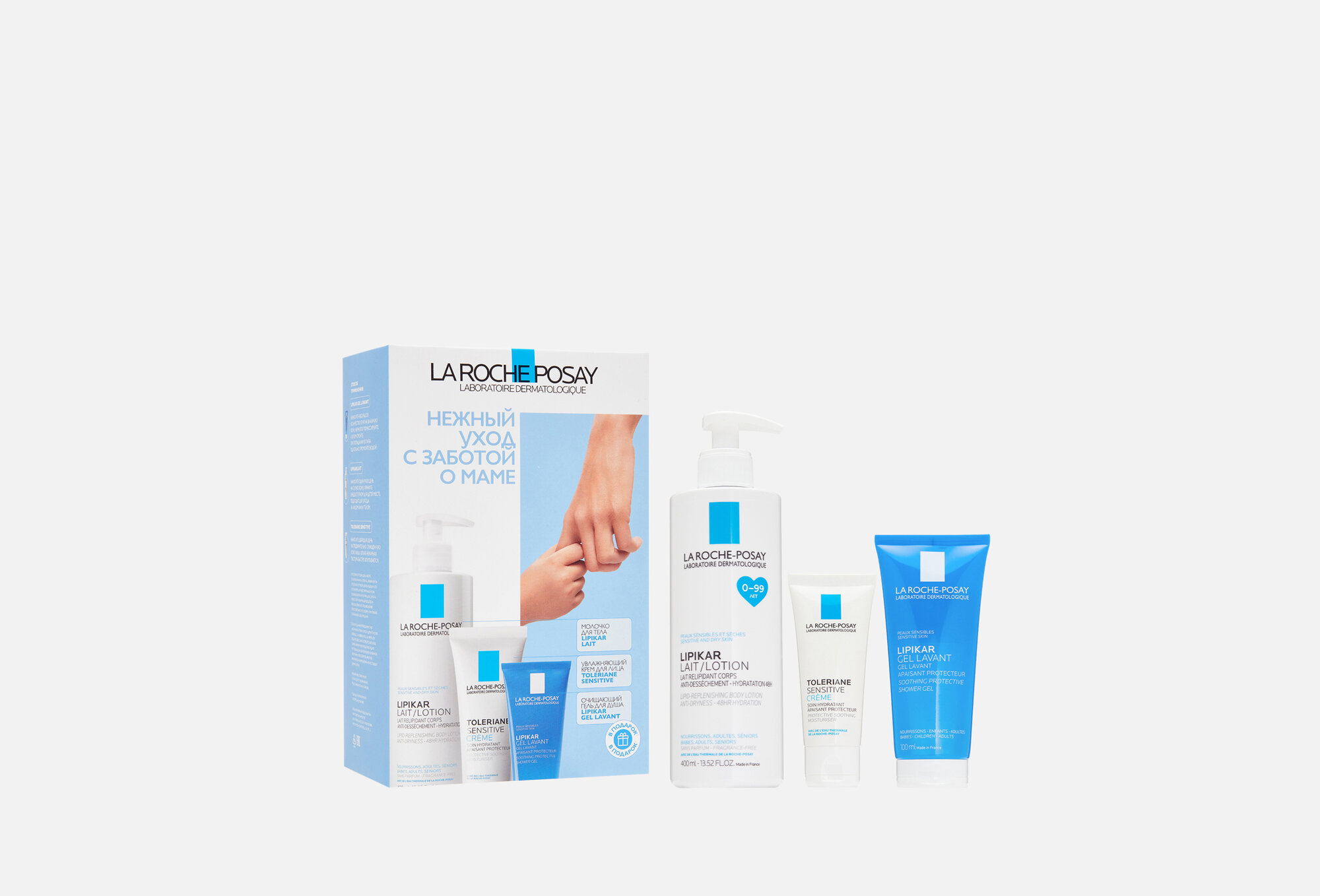 Набор для ухода за кожей лица и тела LA ROCHE-POSAY Нежный уход