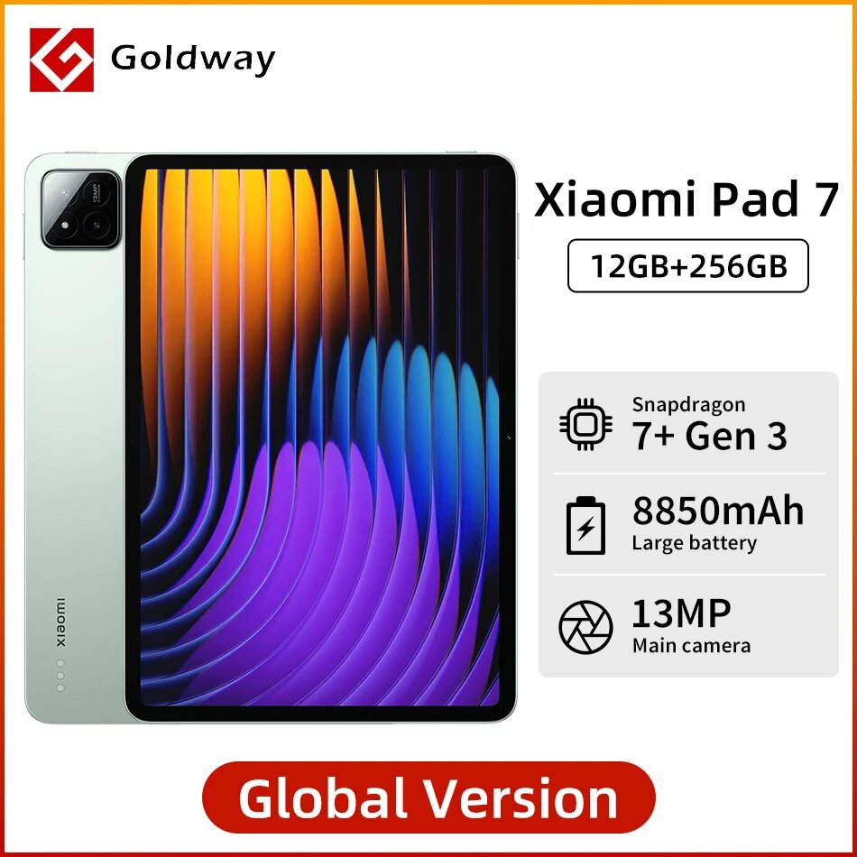 Планшет Xiaomi Pad 7, 11.2", 12/256ГБ, Wi-Fi, Android