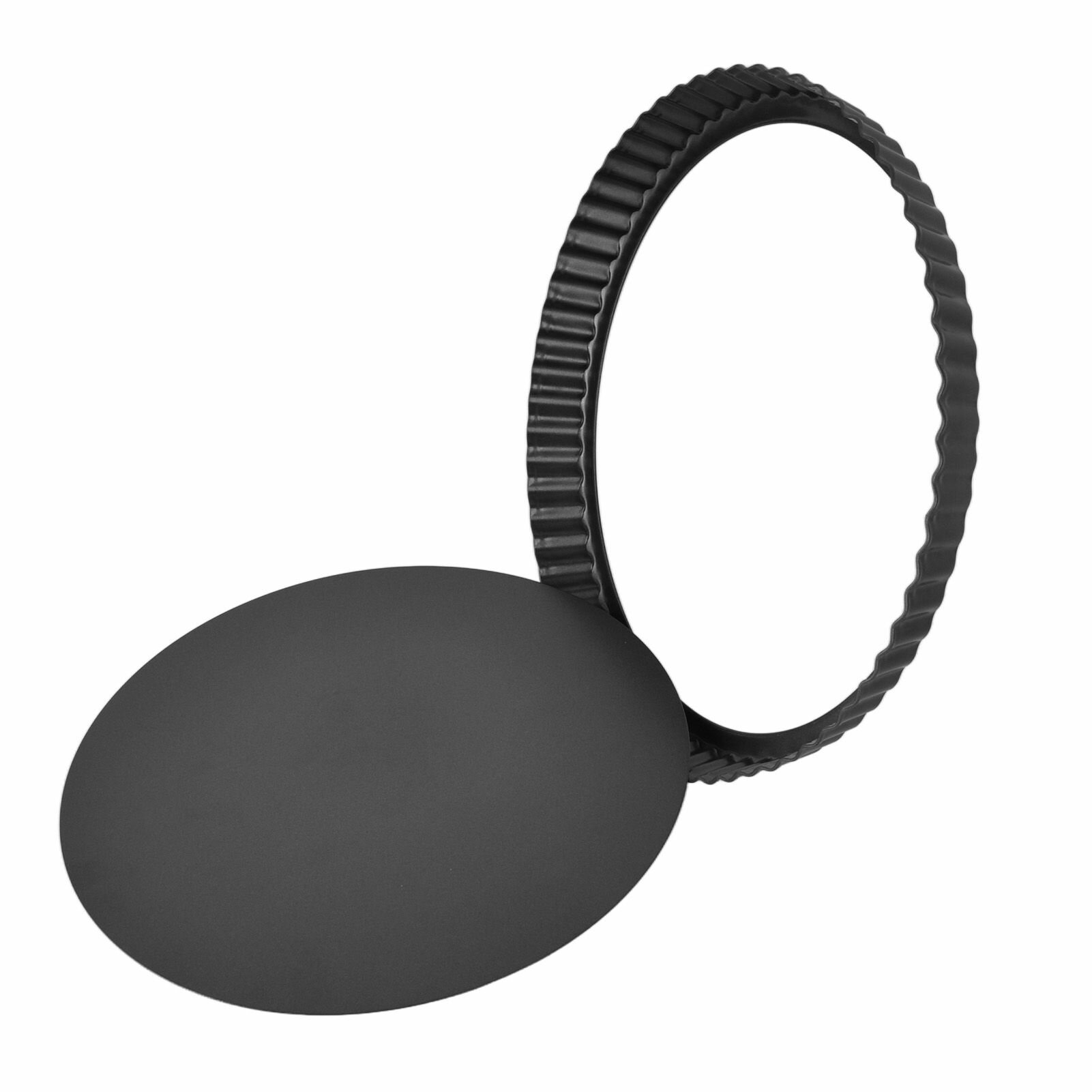 Сковорода для пирога с заварным кремом, утолщенная антипригарная форма для глубокой выпечки, форма для пирога со съемным дном, 10 дюймов