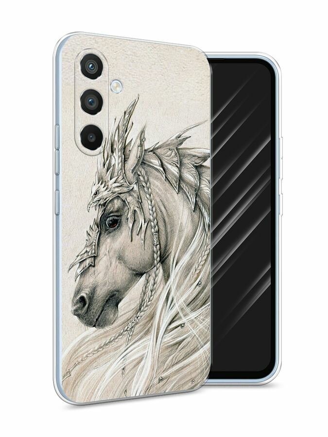 Чехол на Samsung Galaxy A54 / Самсунг A54 с принтом Мифическая лошадь
