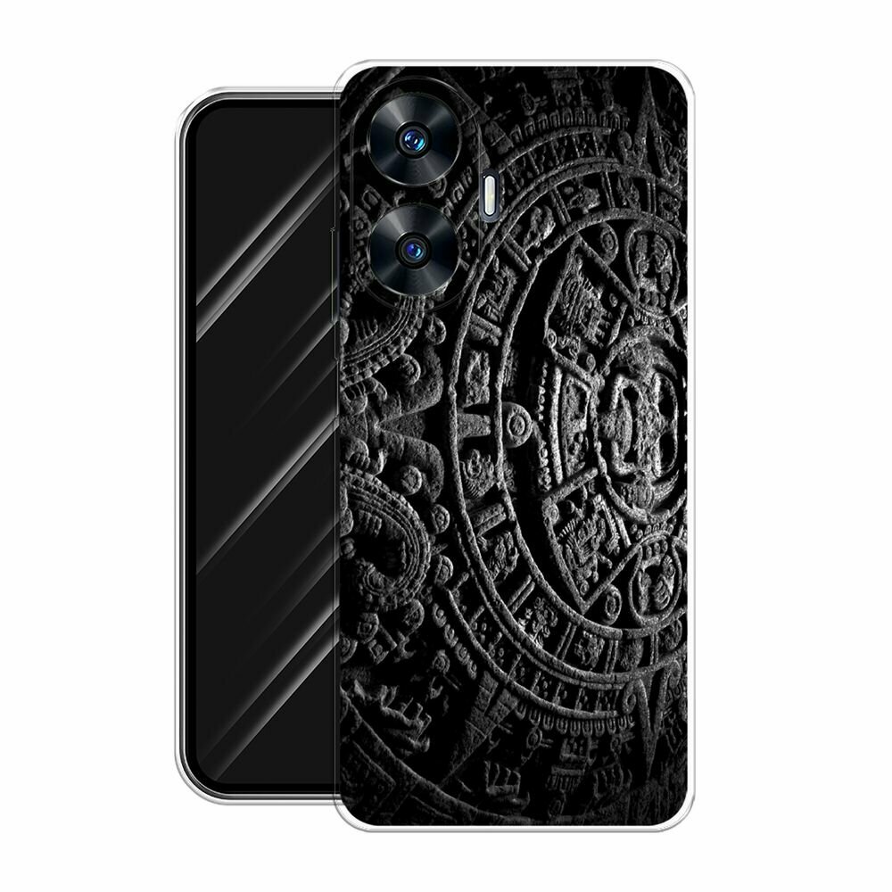 Чехол на Realme C55 / Реалми C55 с принтом "Узоры ацтеков 3" — фото 1