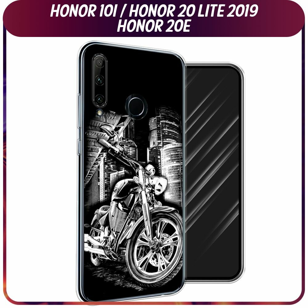 Чехол на Honor 10i/20 Lite 2019/20e/Huawei P Smart Plus 2019 / Хонор 10i с принтом "Крутой байк"