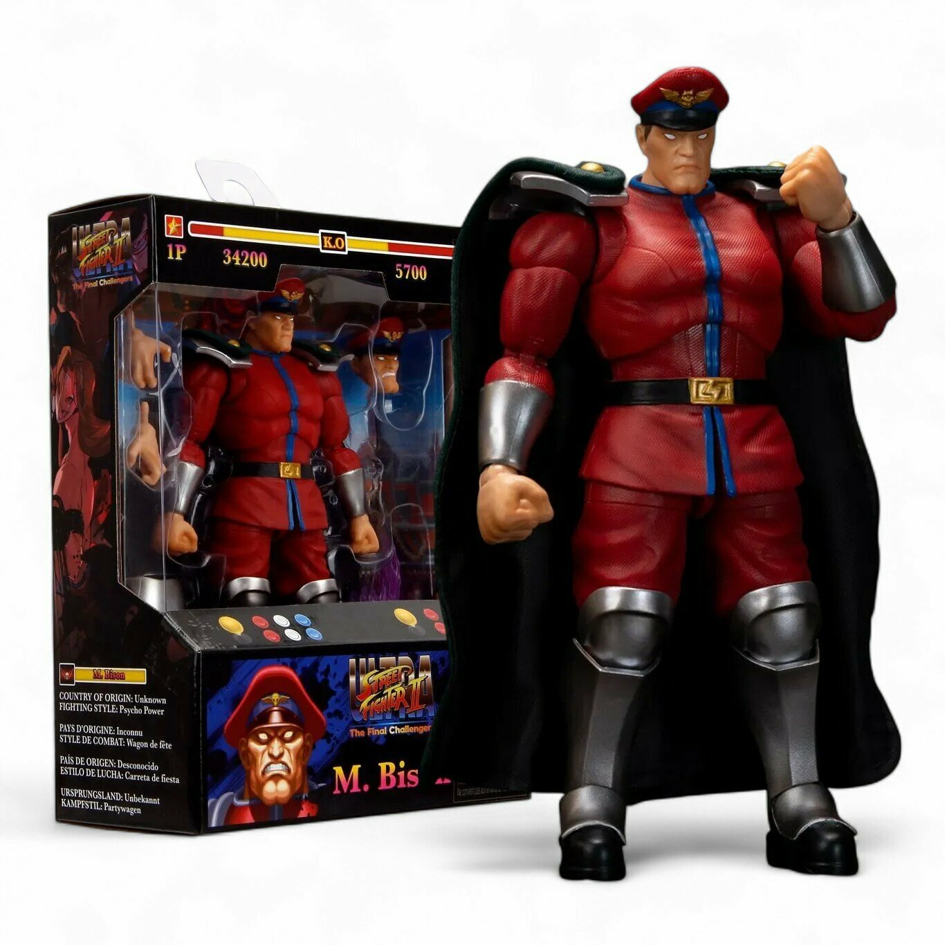 Фигурка коллекционная М. Байсон «Ultra Street Fighter II» от Jada Toys коллекционное подарочное издание