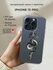 Чехол на Apple iPhone 15 Pro / Айфон 15 Про с принтом "Змея с мечом чёрная", про...