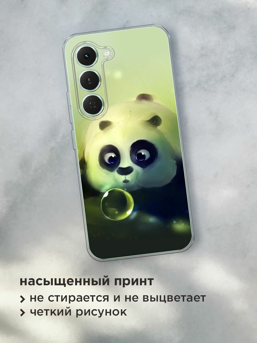 Чехол на Tecno Spark 40 Pro / Текно Спарк 40 Про с принтом "Малыш панды" — фото 1
