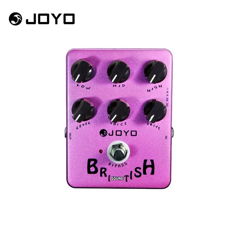 JOYO JF-16 British Sound Педаль симулятора рок-усилителя Brit-Rock Era BluesBreaker Overdrive для электрогитары JOYO JF 16