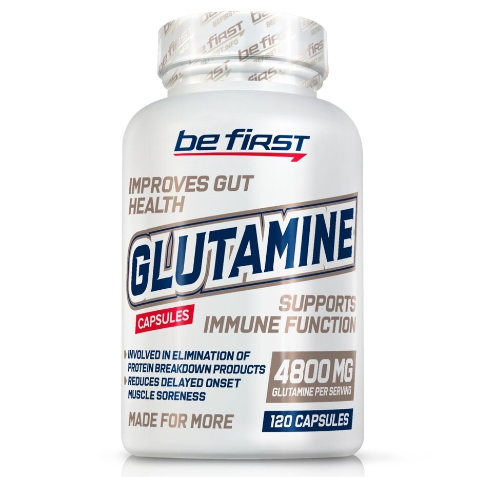 Глютамин Поддержка иммунной системы Glutamine Capsules 120 капс (Be First)