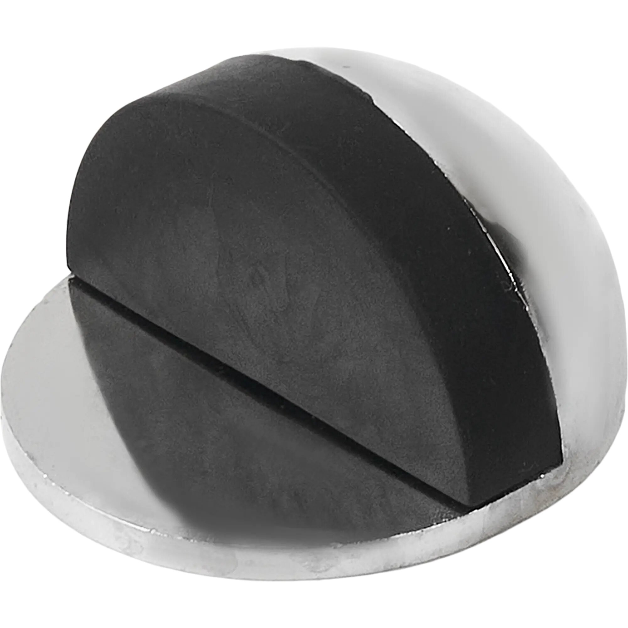 Стопор дверной УД-04 NI цвет никель - надёжный ограничитель двери для внутреннего входа