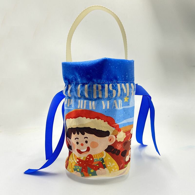 Новая сумка для яблок, маленький подарок, подарочная , упаковка на Рождество, конфет, мирная фруктовая
