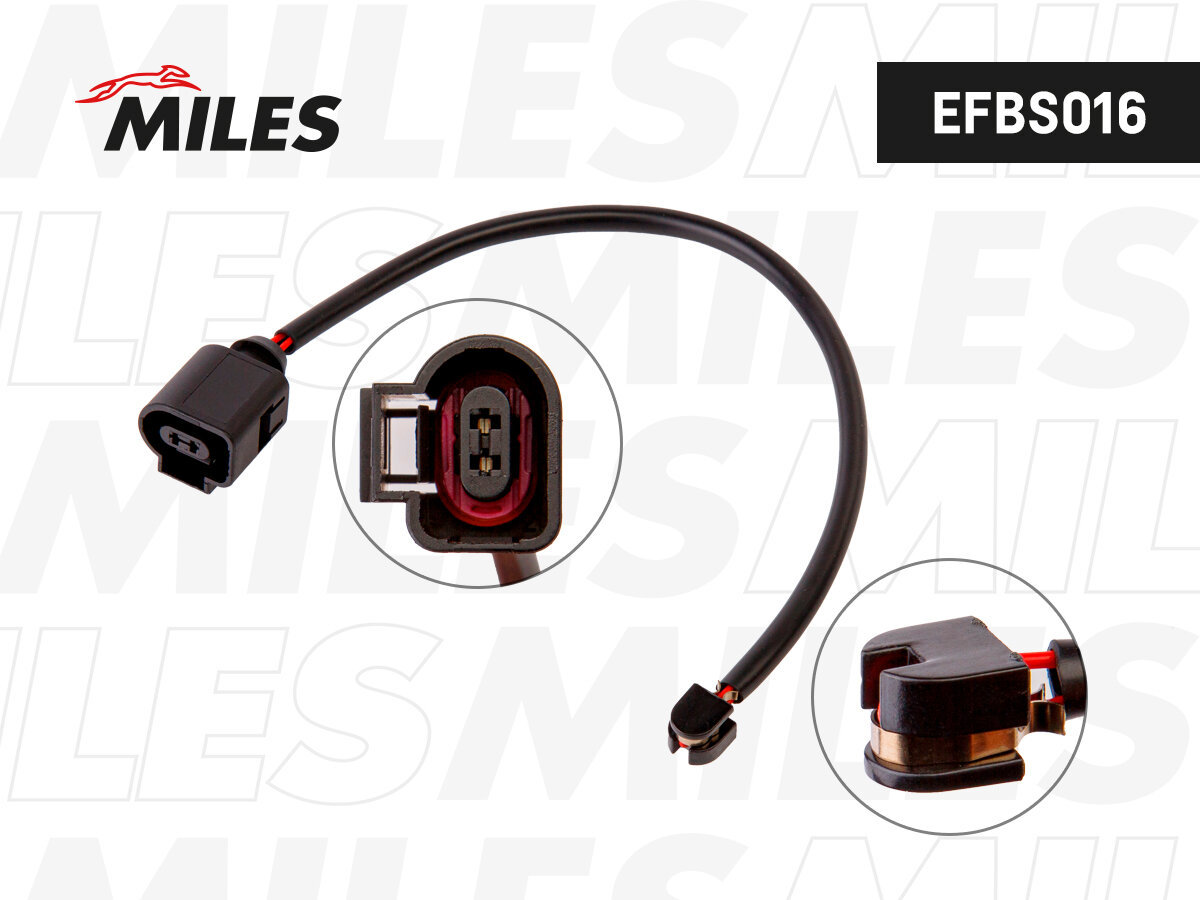 MILES Сигнализатор, износ тормозных колодок PORSCHE CAYENNE (92A) / PORSCHE PANAMERA (970) EFBS016