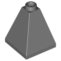 Slope 75 2 x 2 x 2 Quadruple Convex, 3688 Dark Bluish Gray U