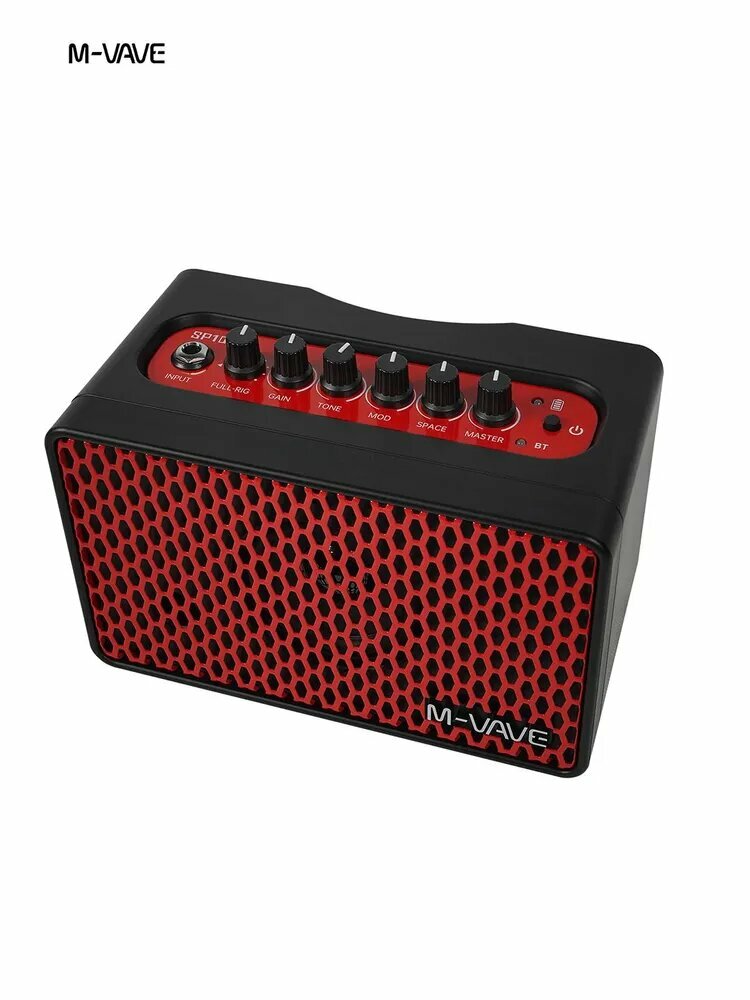 M-VAVE 10W Портативный динамик для электрогитары, 6 имитационных эффектов, встроенный аккумулятор