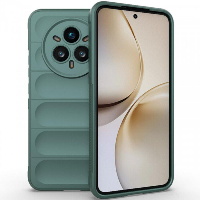 Flex Silicone Противоударный чехол для Realme 14 Pro Plus 5G с защитой камеры и микрофиброй