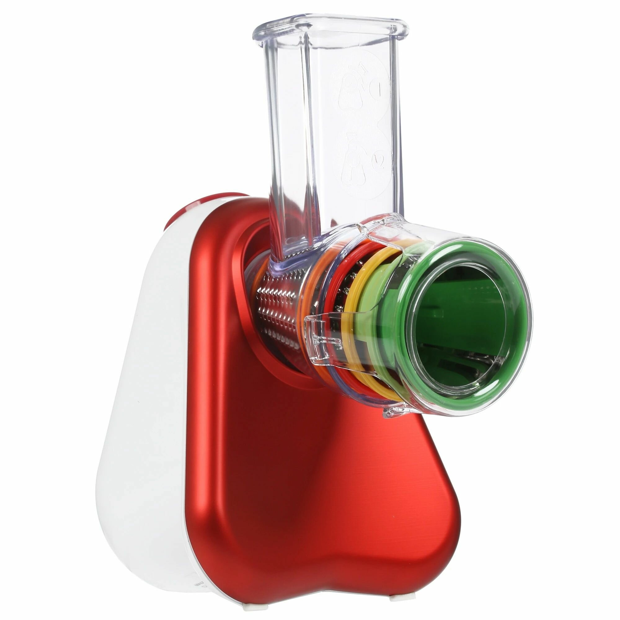 Электротерка Moulinex DJ755G32 "Fresh Express", 200Вт, 5 насадок, красная