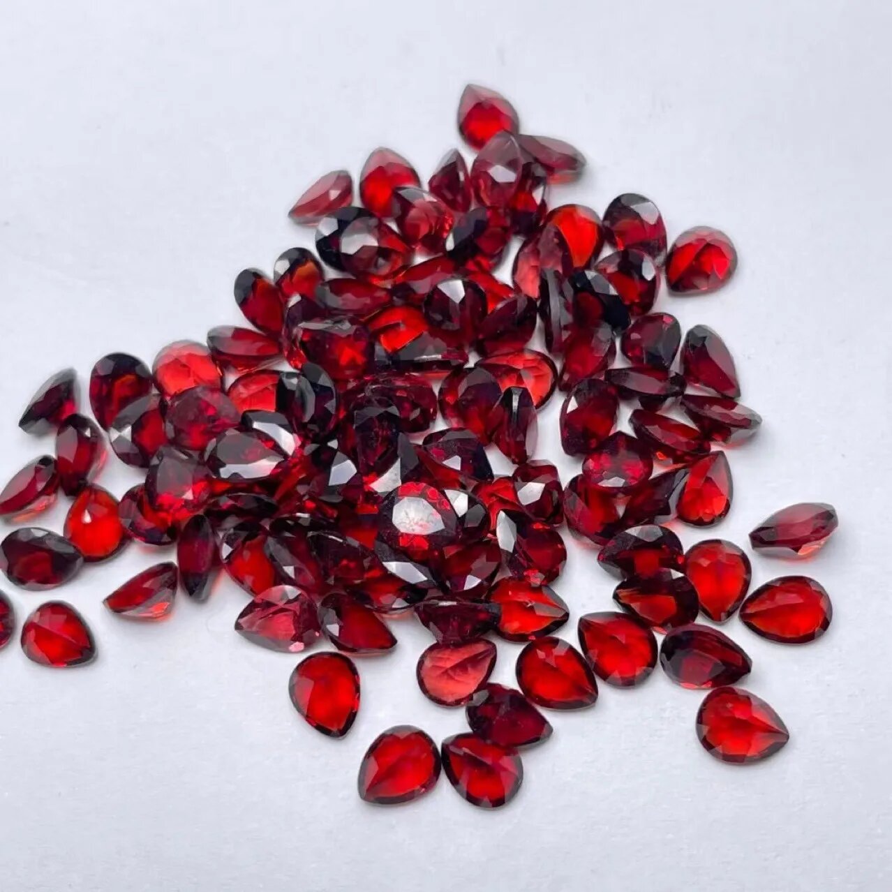 Гранат, бусины PANGEM, полудрагоценные камни, 5 шт. 6x8mm 5pcs