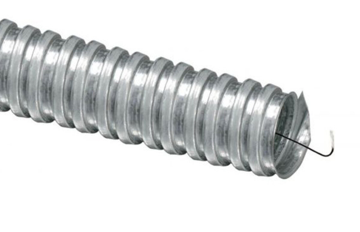 Урал ПАК Металлорукав оцинкованный с протяжкой и х/б уплотнением РЗ-Ц-Х 15 (20) МР-0200715-020