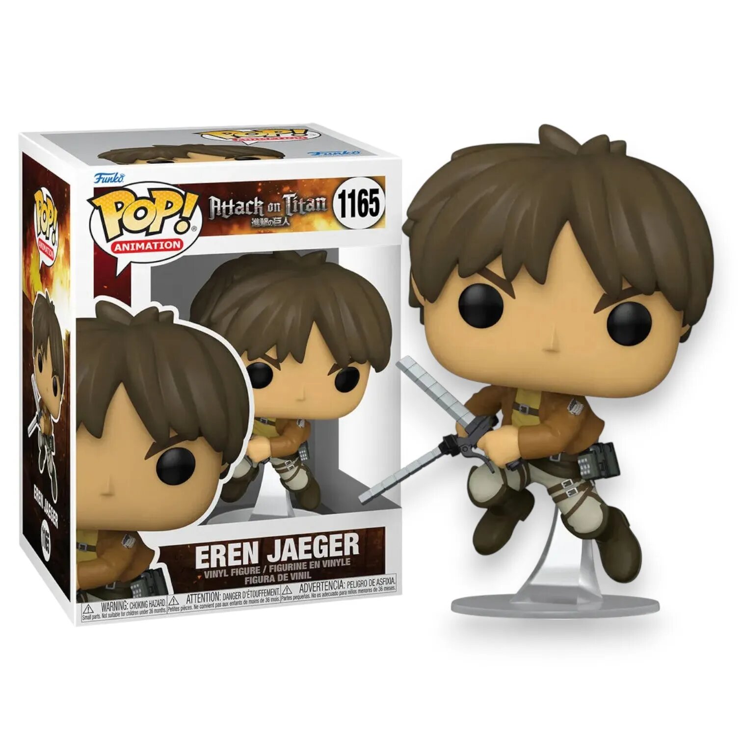 Фигурка Funko Pop! коллекционная Эрен Йегер "Атака титанов" 1165, оригинал (Фигурка Фанко Поп)