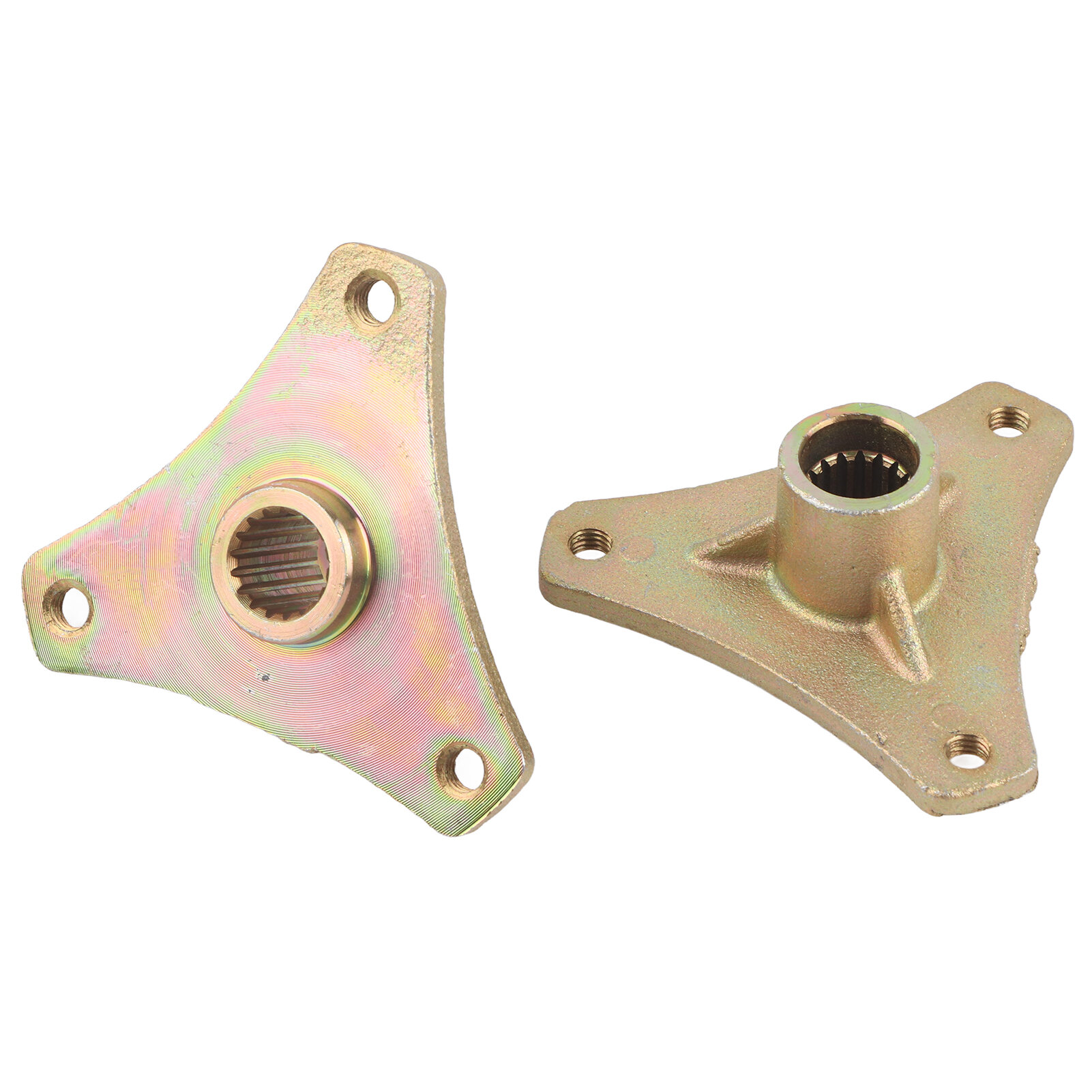 2pcs 17t Сплайн сплайт задний колесный ось Хаб Хаб Стальный сплав Сплав для квадроцикля Atv gar Kart 50cc 110cc