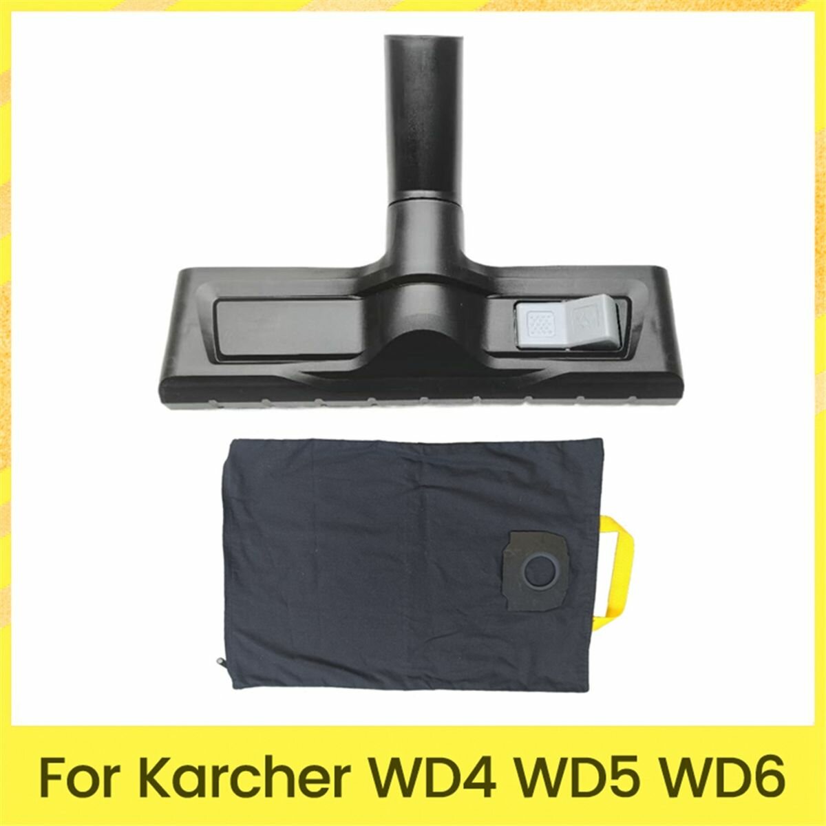 Насадка для влажной и сухой уборки для пылесоса Karcher WD4 WD5 WD6 WD6P, сменная щетка для пола и мешки для пыли