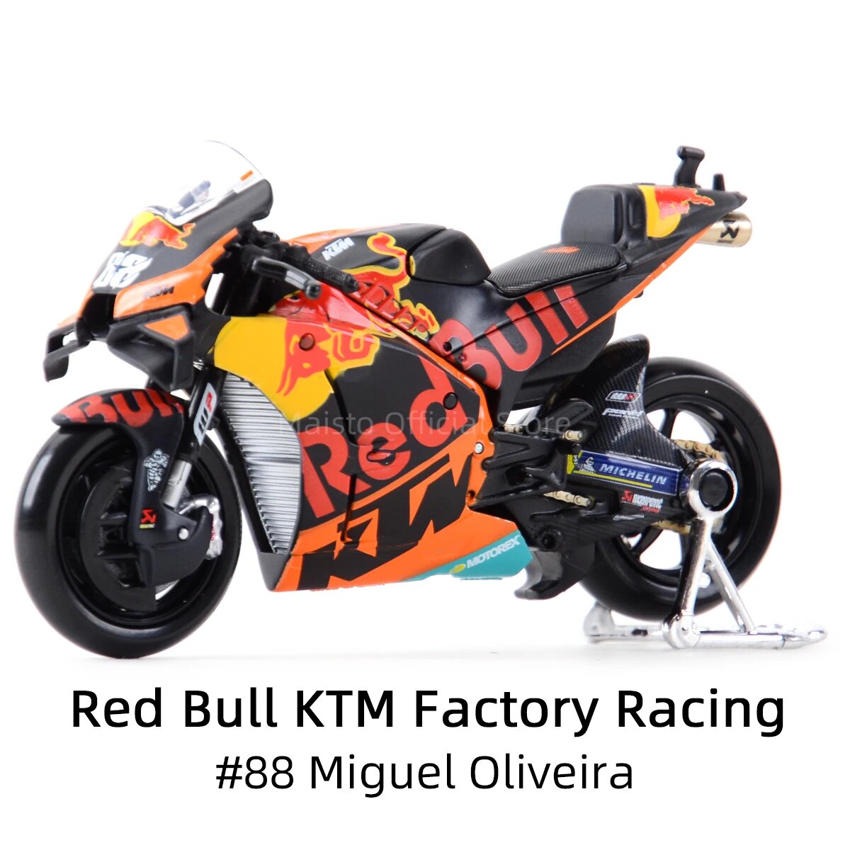 Maisto 1:18 2021, GP Racing Red Bull KTM Factory Racing, литые автомобили, Коллекционные модели мотоциклов, игрушки