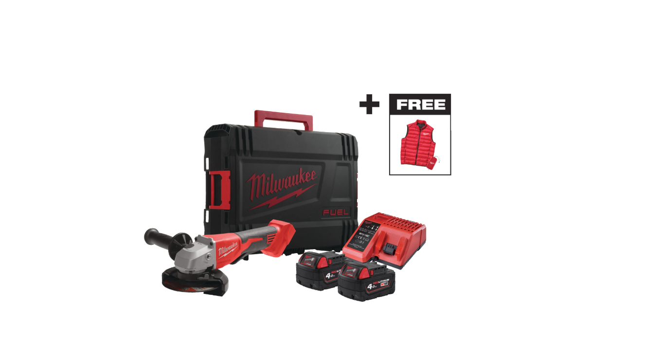 Угловая шлифмашина Milwaukee M18 BLSAG125XPDMC-402X (4933499460)