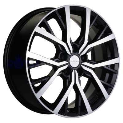 Литой колесный диск Khomen Wheels KHW1806 (Haval Dargo) 7x18/5x114,3 ET40 D66,5 Black-FP