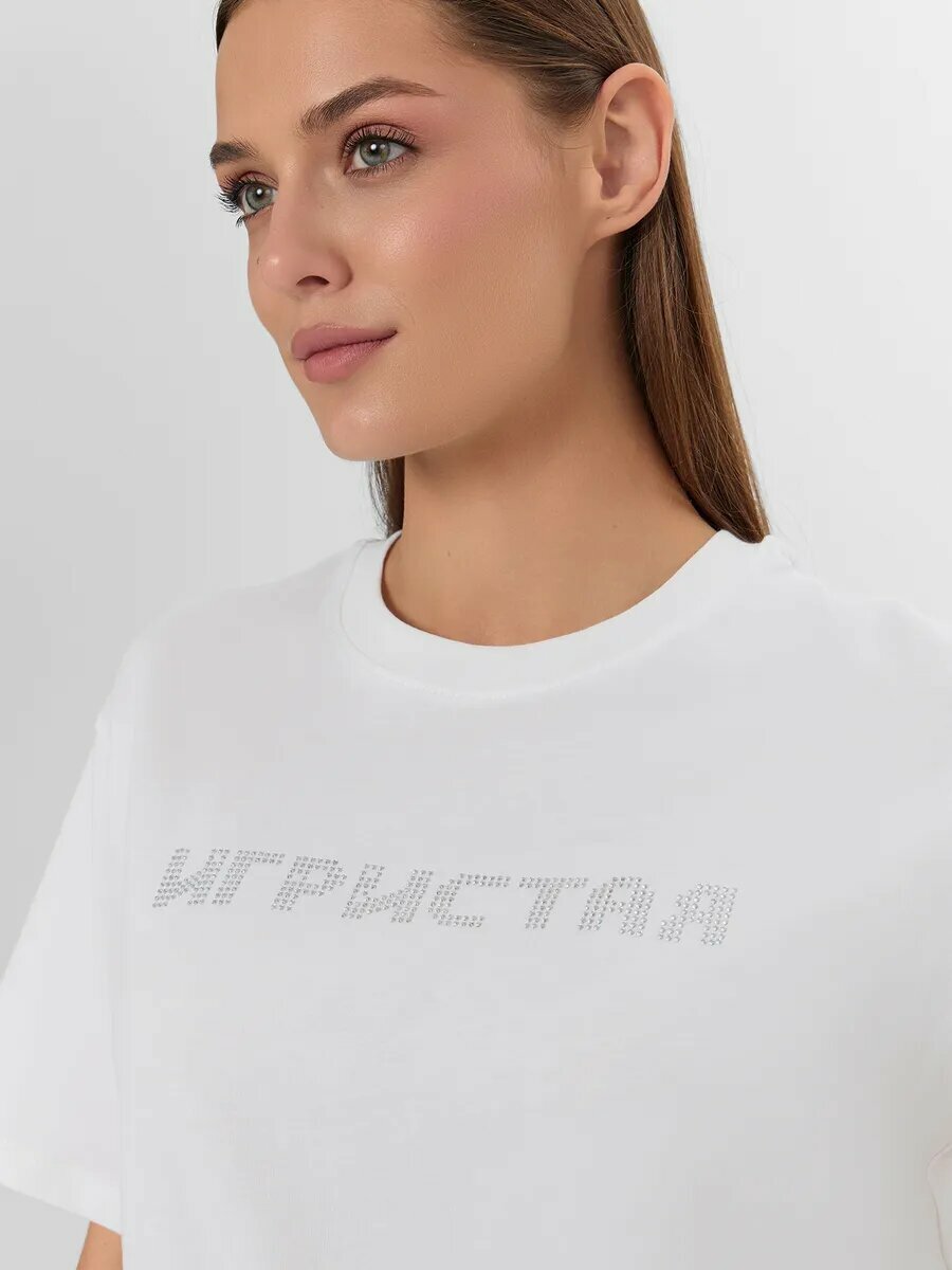 Футболка MARK FORMELLE для женщин, размер 164/170-104-110, белый — фото 1