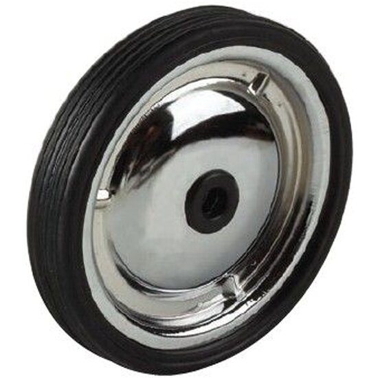 Колеса боковые для детских велосипедов M-wave 00-170299 запасные балансирные (пара, без крепежа) металлические 128мм хромированные